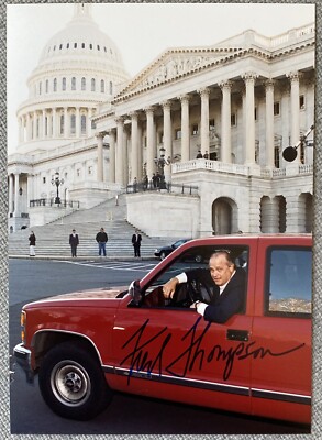 Senator Fred Thompson Signed In Person 5x7 Color Photo - Authentic ...