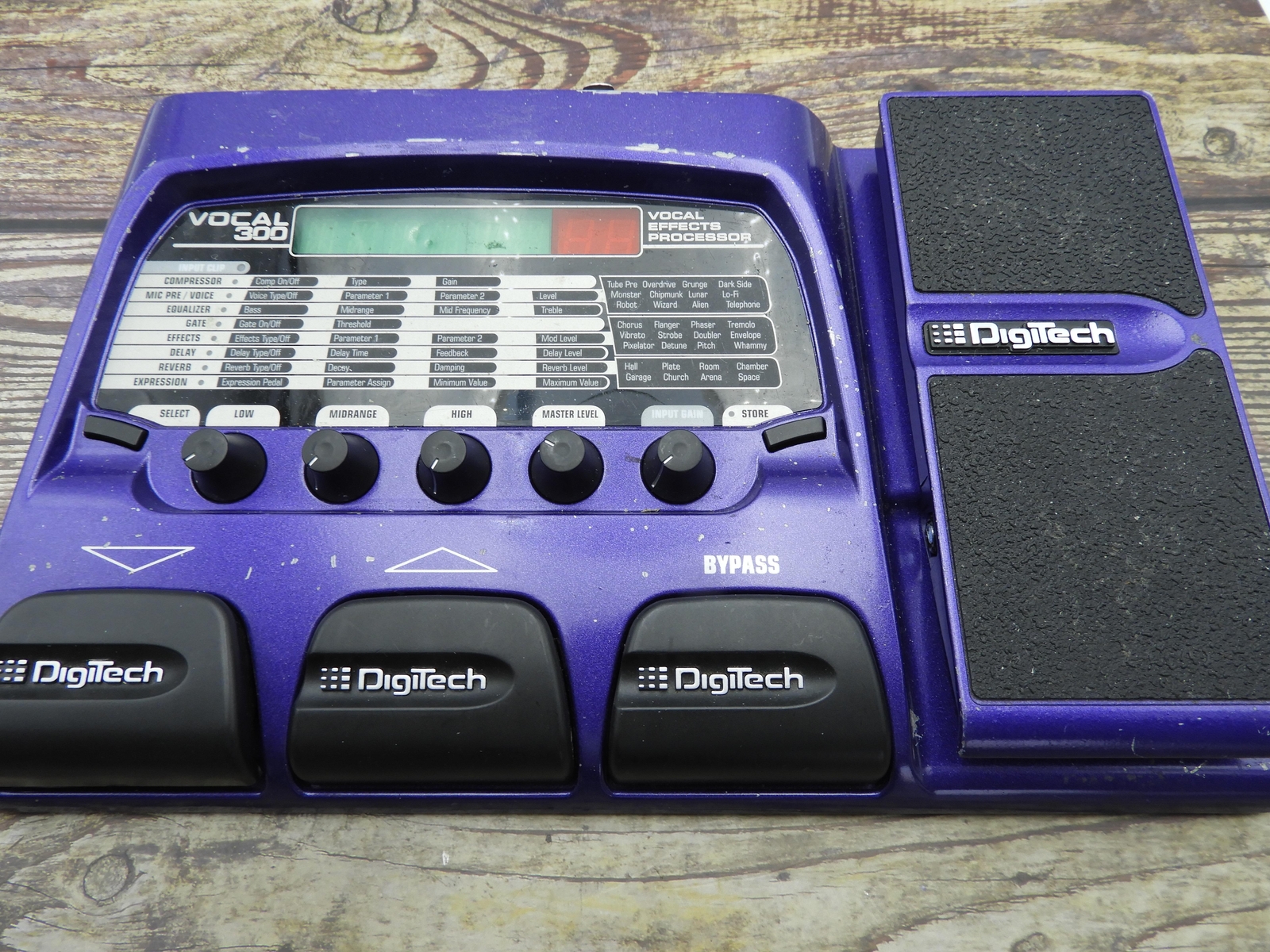 DigiTech Vocal 300 Vocal Multi-Effects Processor Voice Changer used ...