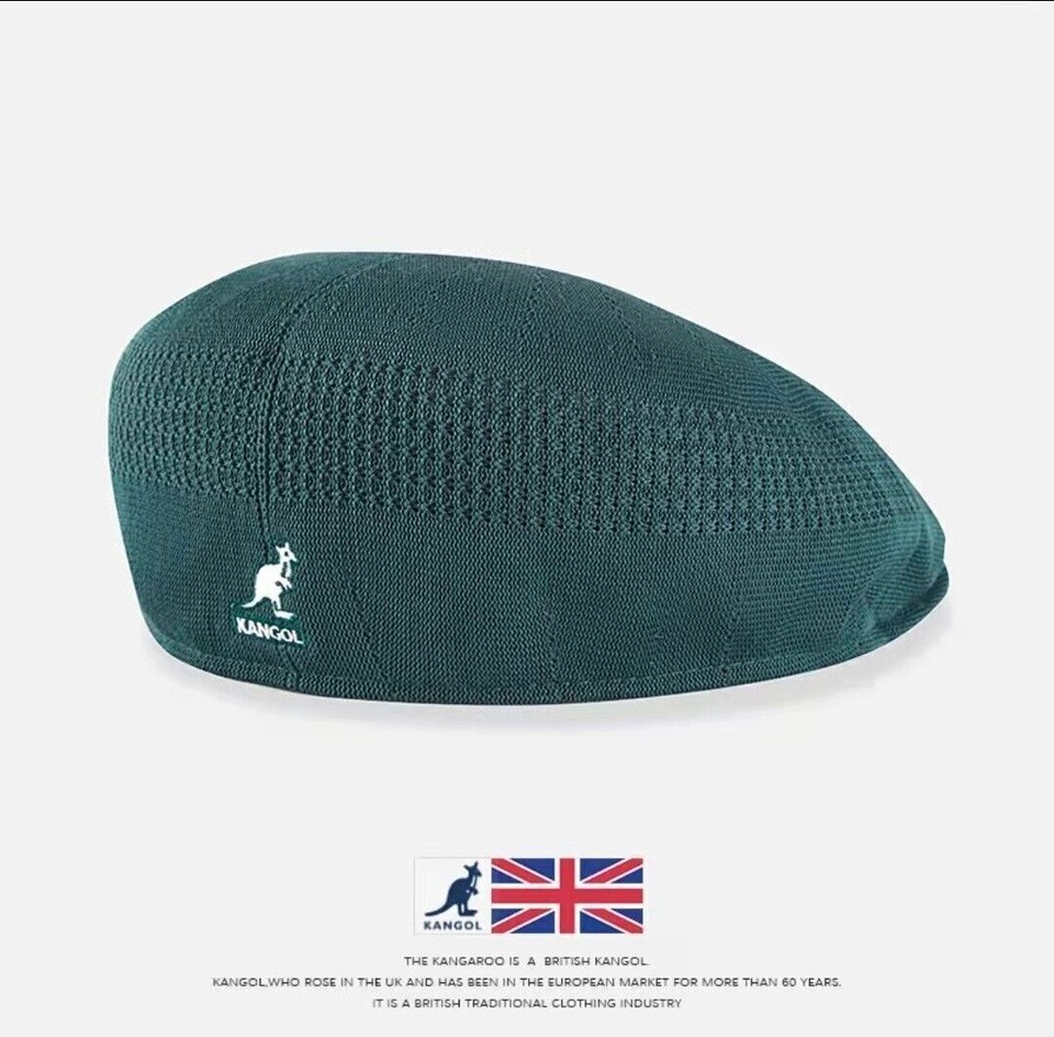 Kangol Breathable Beret Hat Summer Newsboy Woven Flat Caps Casual Men ...
