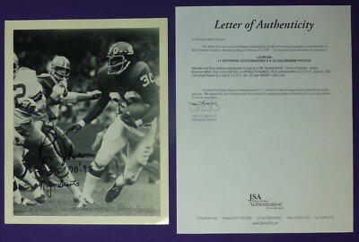 RON JOHNSON - SIGNED / AUTOGRAPHED - 8X10 PHOTO - JSA - NEW YORK GIANTS ...