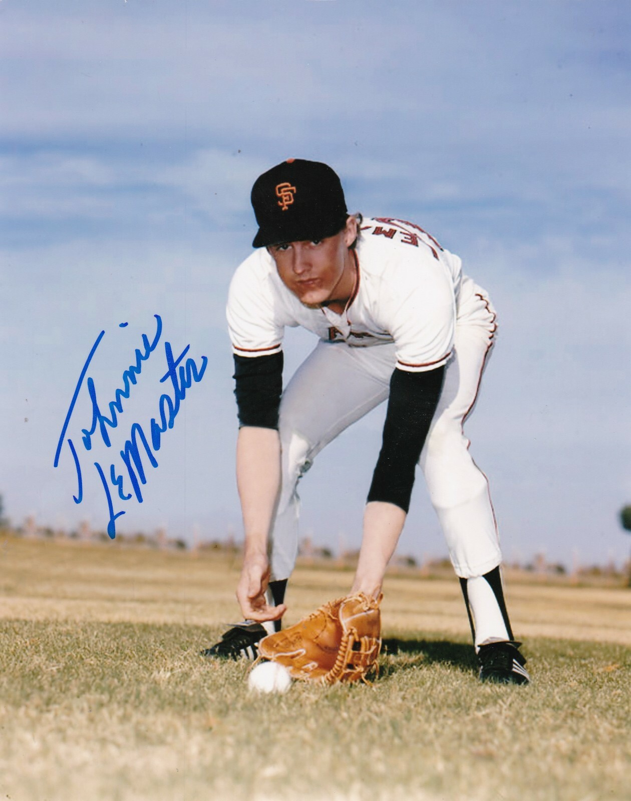JOHNNIE LEMASTER SAN FRANCISCO GIANTS COLOR ACTION SIGNED 8x10 | eBay