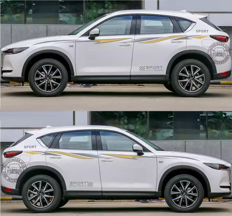 Graphics Car Side Sticker Kit For Mazda CX-5 CX-4 Sport Waist Line ...