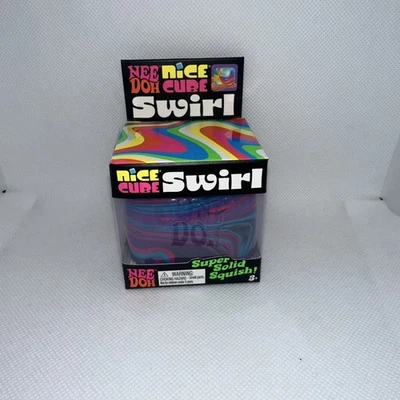 Nee Doh Swirl Cube Squishy Fidget Toy Stress Sensory Easter