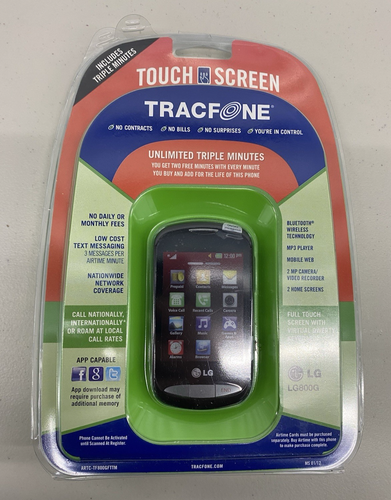 Tracfone LG 800G Touch Screen Phone NEW OPEN BOX | eBay