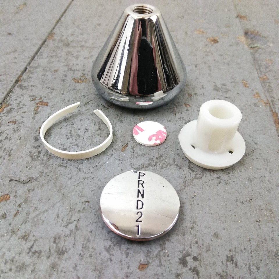 Push Button Custom Shift Knob PRND21 fit lokar shifters hot rod rat ...