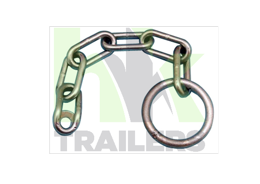 Trailer Safety Chain for Unbraked Trailers, Secondary Coupling, Ring ...