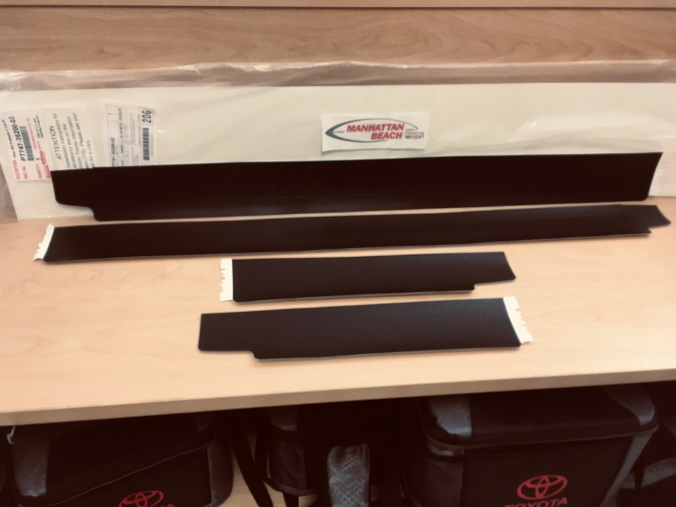 20-23 TACOMA ACCESS CAB DOOR SILL PROTECTORS PT747-35200-02 ACCESSORY ...