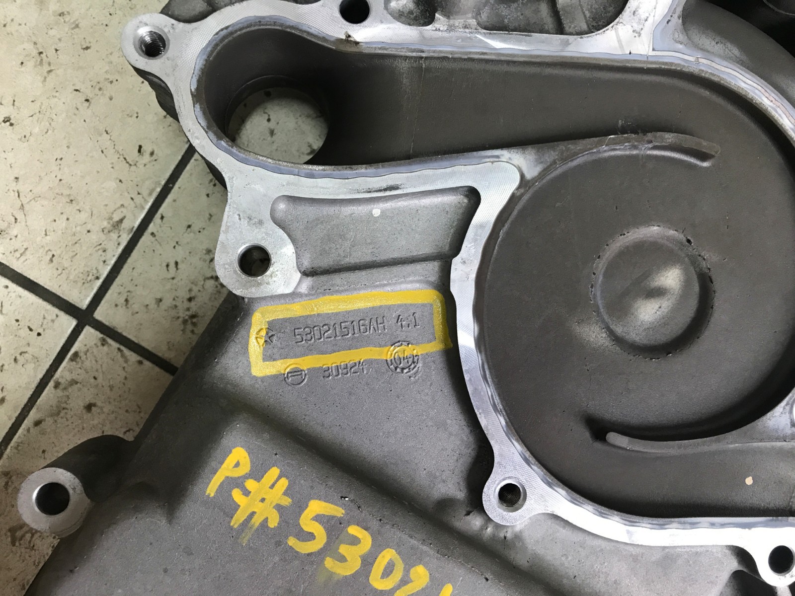 JEEP DODGE 5.7L HEMI TIMING CHAIN COVER 53021516AH CHRYSLER OEM MOPAR ...