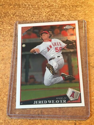 2009 Topps Chrome Baseball # 134 Jared Weaver | eBay