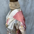 Vintage 1930s 1940s Hooded Rose Print Robe Dress Rose Print Rayon ...