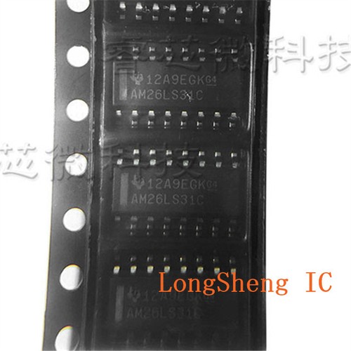 10 PCS AM26LS31CDR SOP-16 AM26LS31C AM26LS31 QUADRUPLE DIFFERENTIAL ...