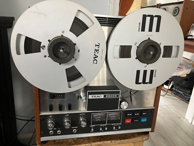 PLEASE READ! TEAC 3300S 1/4” 10.5 inch 4 Track Reel to Reel Tape Deck ...