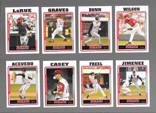 2005 TOPPS CINCINNATI REDS TEAM SET SERIES 1,2,UPDATES,30 CARDS,CASEY ...
