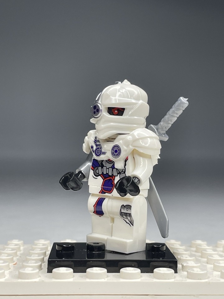 NEW Ninjago White Nindroid Sentry General Cryptor Custom Lego ...