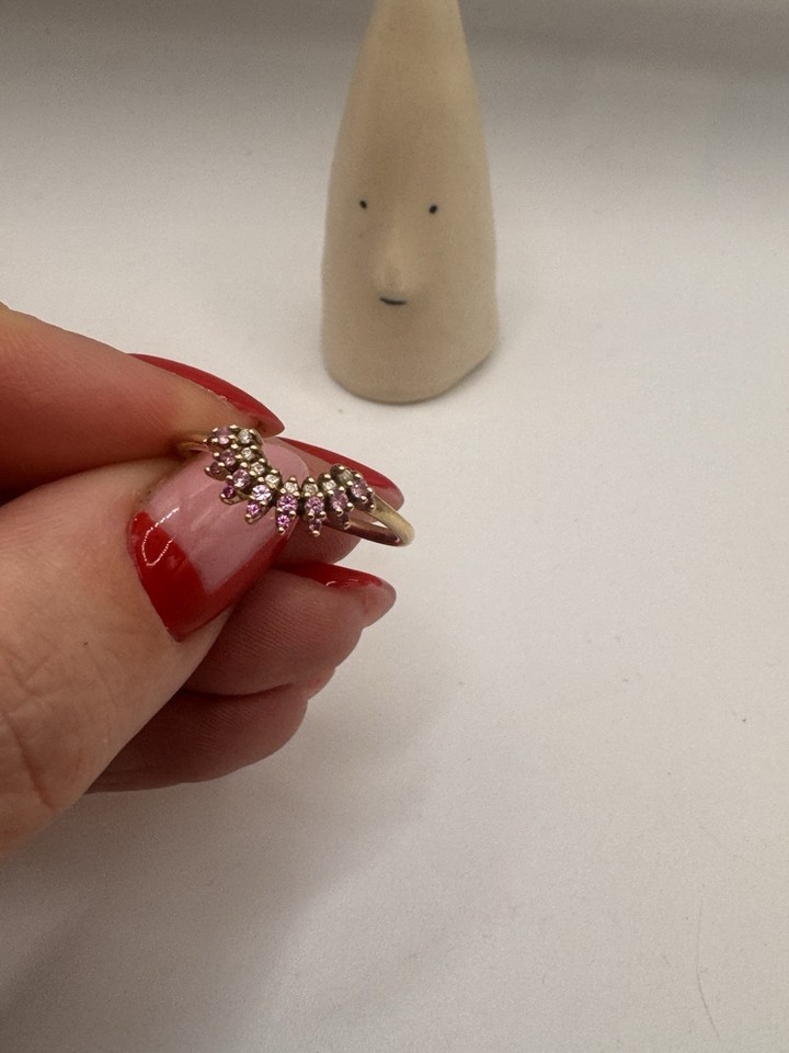 La Kaiser Pink Sapphire And Diamond Ring - Size 7 | eBay