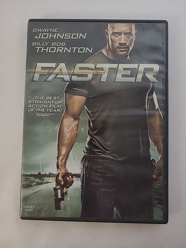 Faster DVD 2010 Dwayne Johnson Billy Bob Thornton Buy 3 Get 1 Free W/ Code 43396371514| eBay