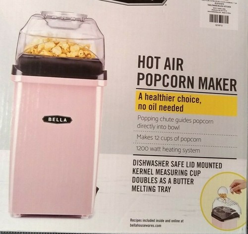 BELLA PINK HOT AIR POPCORN MAKER KITCHEN DECOR | eBay