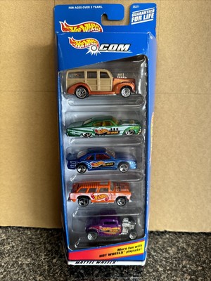 Vintage 1998 HOT WHEELS 5 Car Gift Pack DOT COM (FC3) Box Ship 25371 | eBay