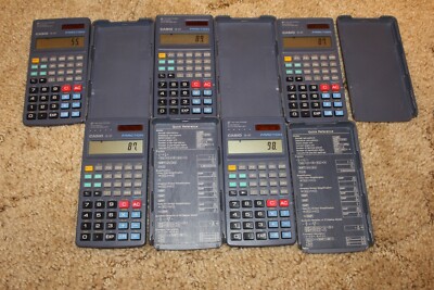 5X Casio FX-65 Two Way Power 10+2 Digits Fraction Scientific Calculator ...