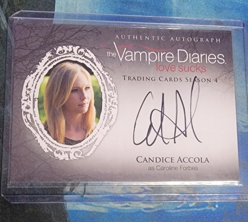 The Vampire Diaries Love Sucks Trading cards season4 Candice Accola ...