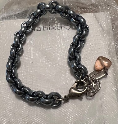 Sabika blue chain bracelet | eBay