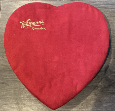 Red Velvet Large Valentines Day Heart Candy 12” Box Whitman’s Sampler ...