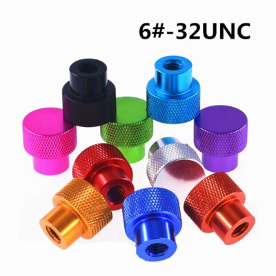 UNC #6-32 Knurled Thumb Nut Aluminum Alloy Hand Grip Knob Nuts Blind ...