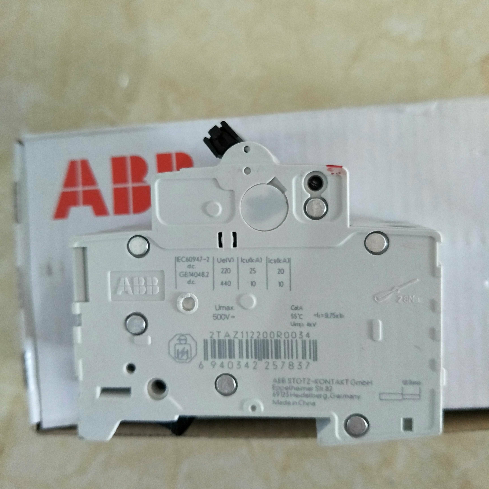 new Abb S202M-C3DC Circuit breaker switch ONE Year Warranty | eBay