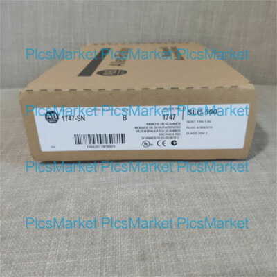 New Sealed AB 1747-SN Ser B SLC500 PLC Remote I/O Scanner Module 1747SN ...