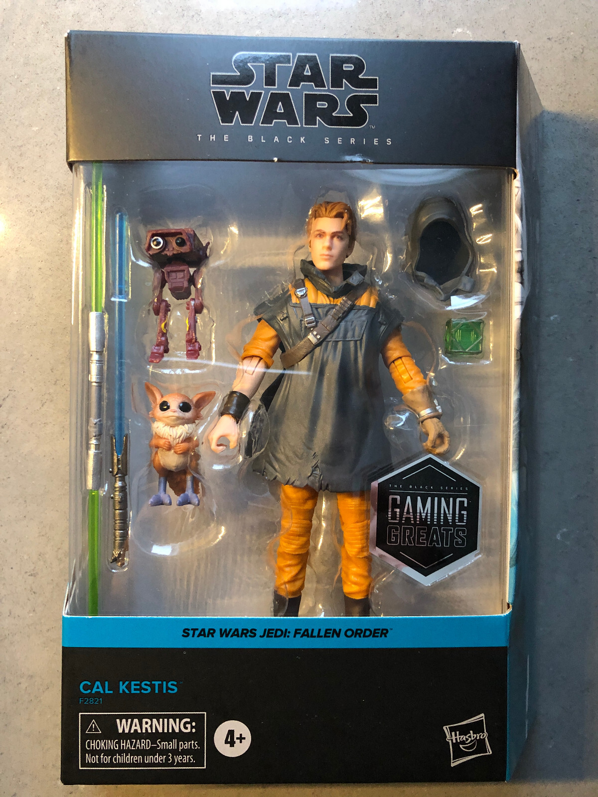 Star Wars The Black Series Kal Kestis Jedi Fallen Order Gaming Greats ...