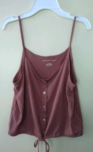 American Eagle Rust Color Spaghetti Strap Tank Top | eBay