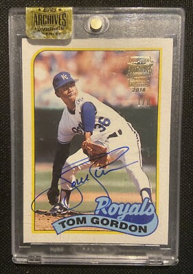2016 Topps Archives TOM FLASH GORDON RC AUTO 1/8 1/1 Rookie Autograph ...