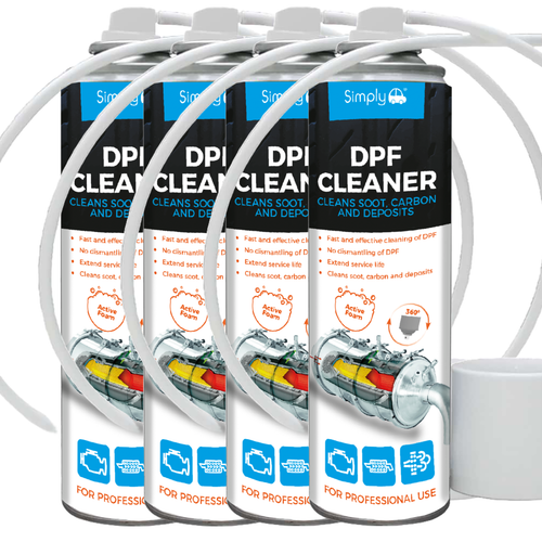Simply DPF Cleaner Aerosol Diesel Particulate Filter Cleans Carbon Foam ...