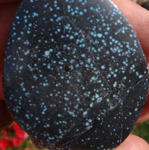 Lander Blue AUTHENTICATED Turquoise Rough Nugget Like a Starlit Night ...