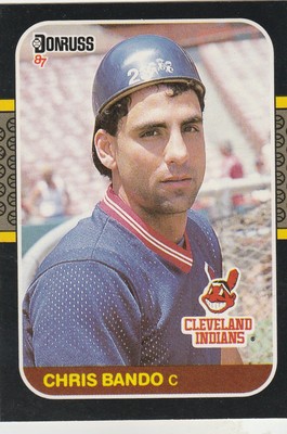FREE SHIPPING-MINT-1987 Donruss Cleveland Indians Baseball Card #501 ...