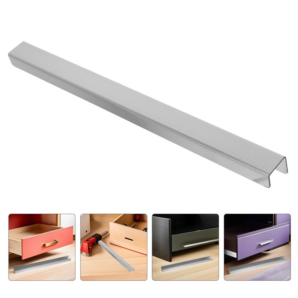 2 Pcs Cabinet Protection Strip Metal Protectors Drawer Corner Edge ...