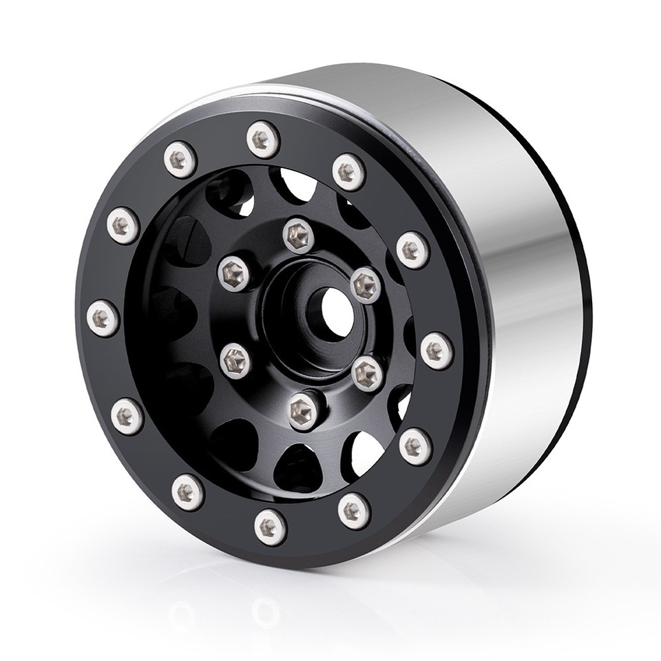RCBATER Alu 1.55" Beadlock Wheel Rim Hub Upgrade for 1/18 UTB18 Capra ...