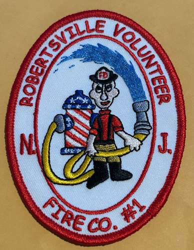 Robertsville New Jersey Volunteer Fire Co #1 Patch Unused | eBay