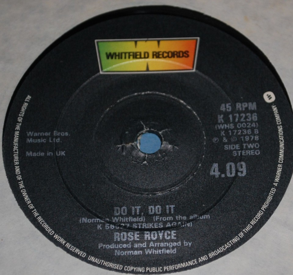 Rose Royce – Love Don't Live Here Anymore 7" Single 1978 - Read Listing ...