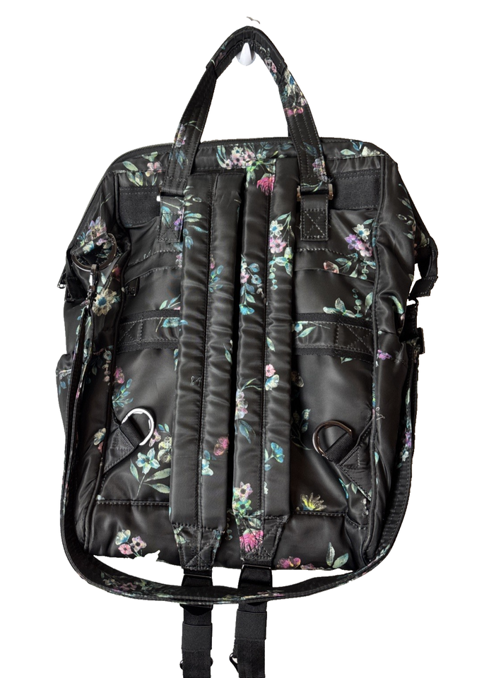 Lug Via 2 Convertible Backpack/ Tote/Crossbody/Carry On Luggage Floral ...
