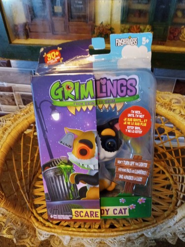 WowWee Fingerlings Grimlings Scaredy Cat Interactive Toy Animal Pet | eBay