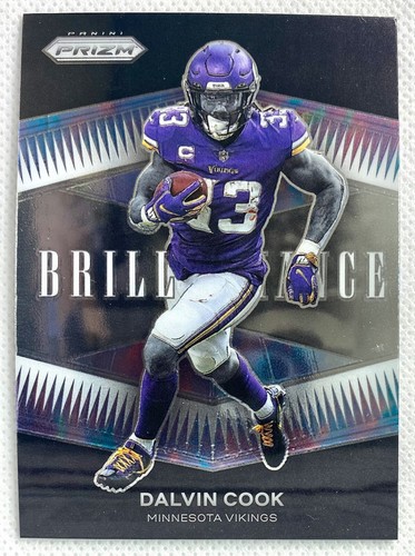 2021 Panini Prizm Football Dalvin Cook Card #B-12 Brilliance Minnesota ...