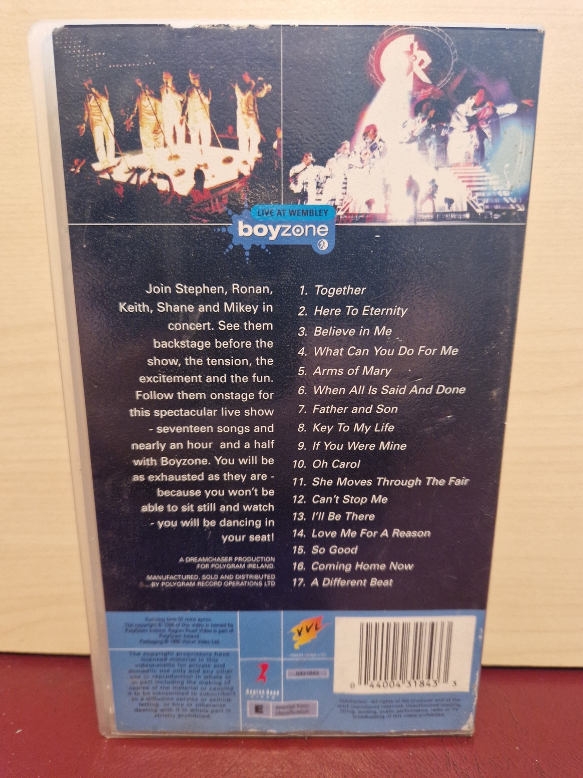 Boyzone - Live At Wembley - PAL VHS Video Tape (A10) | eBay UK