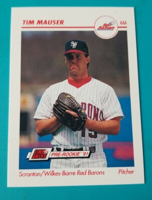 1991 Line Drive Pre-Rookie AAA #489 Tim Mauser Scranton/Wilkes-Barre ...
