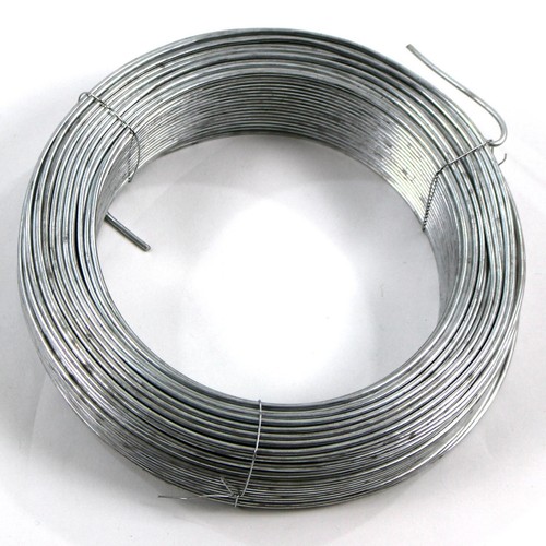 Tension Straining Line Wire 100m x 2.5mm Galvanised Steel Chain Link ...