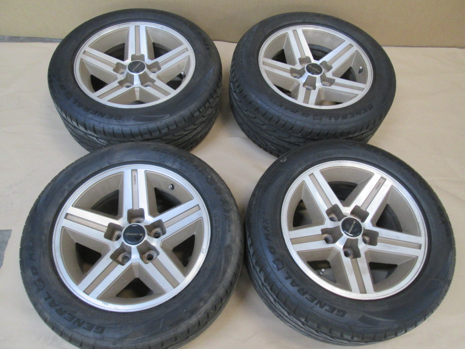 85-87 Camaro IROC Z Wheels & Tires Gold 16x8 Set of 4 | eBay