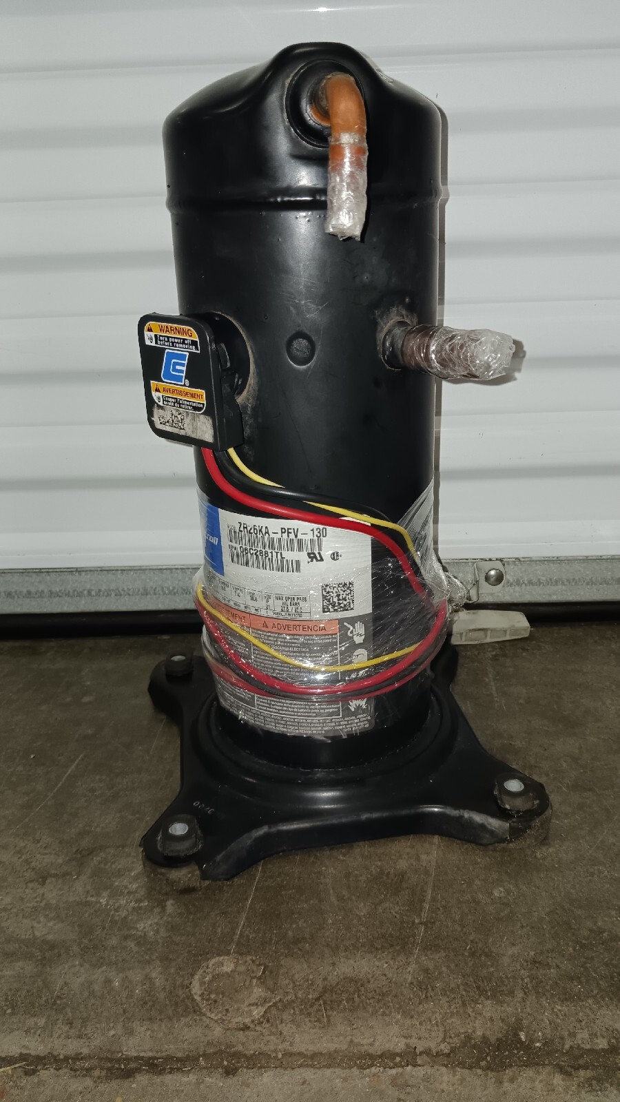 ZR26KA-PFV-130 Copeland 2 Ton Scroll Condenser Compressor (S10T5-b) | eBay