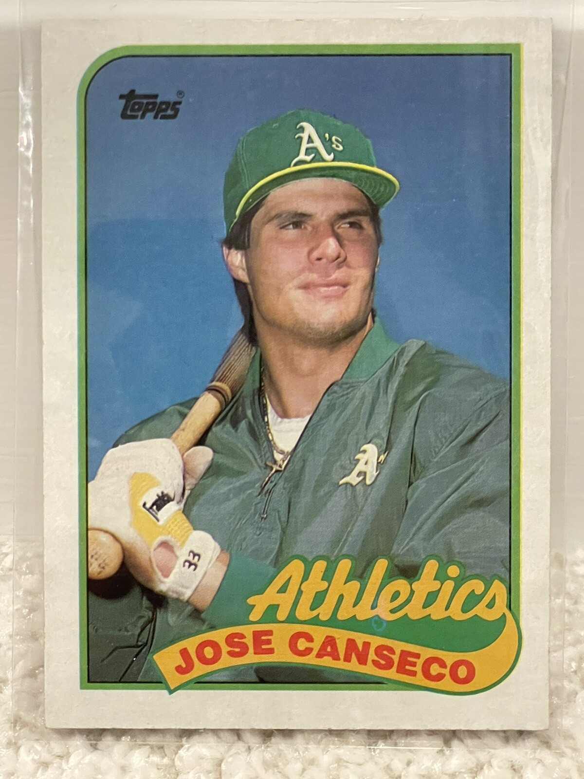 Topps EXTREMELY RARE - DOUBLE MISPRINT ERROR CARD - JOSE CANSECO 1989 ...