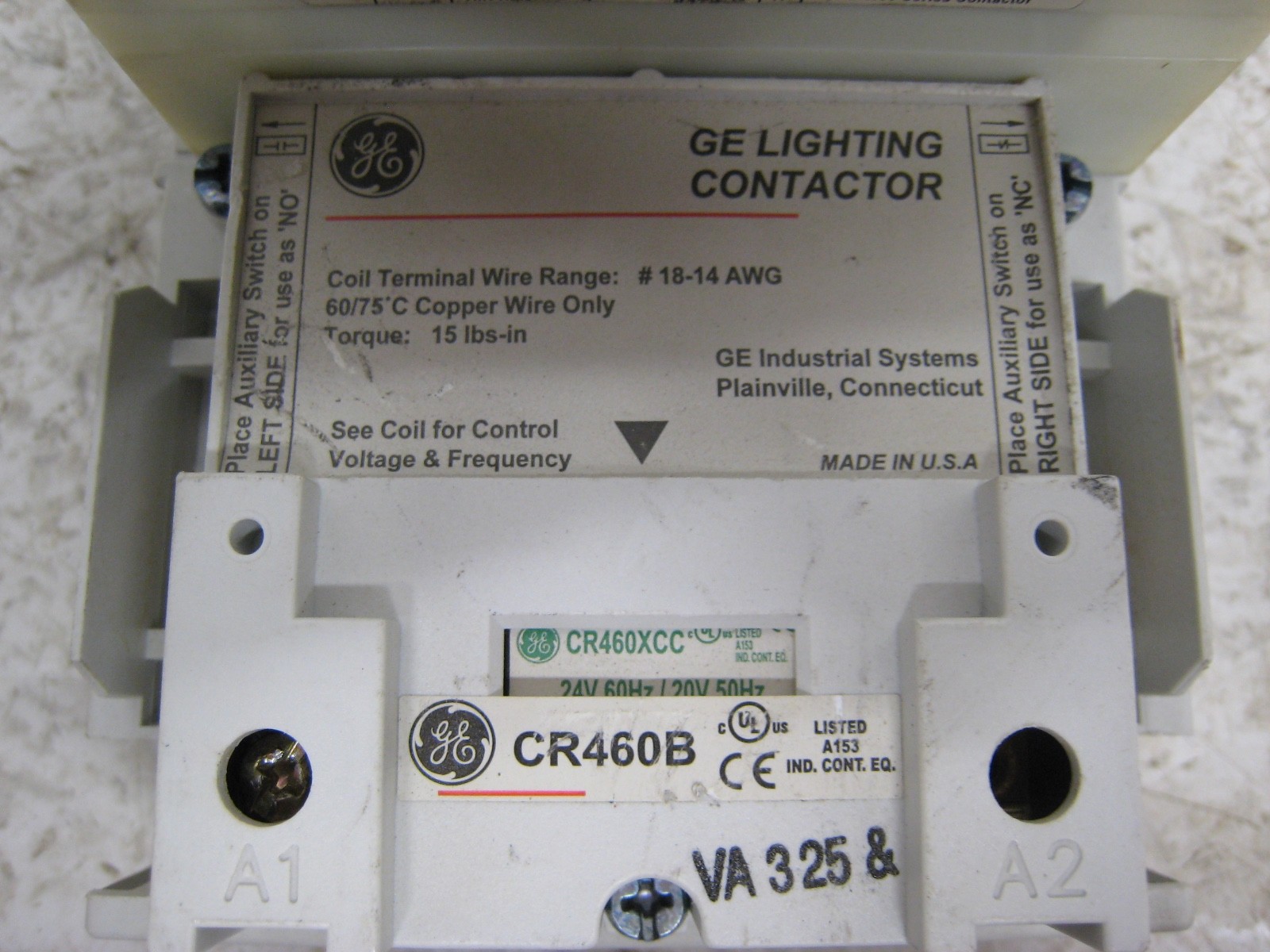 General Electric GE 10 Pole Lighting Contactor CR460B | eBay