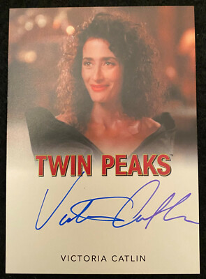 2019 Rittenhouse Twin Peaks Archives Victoria Catlin On Card Autograph ...